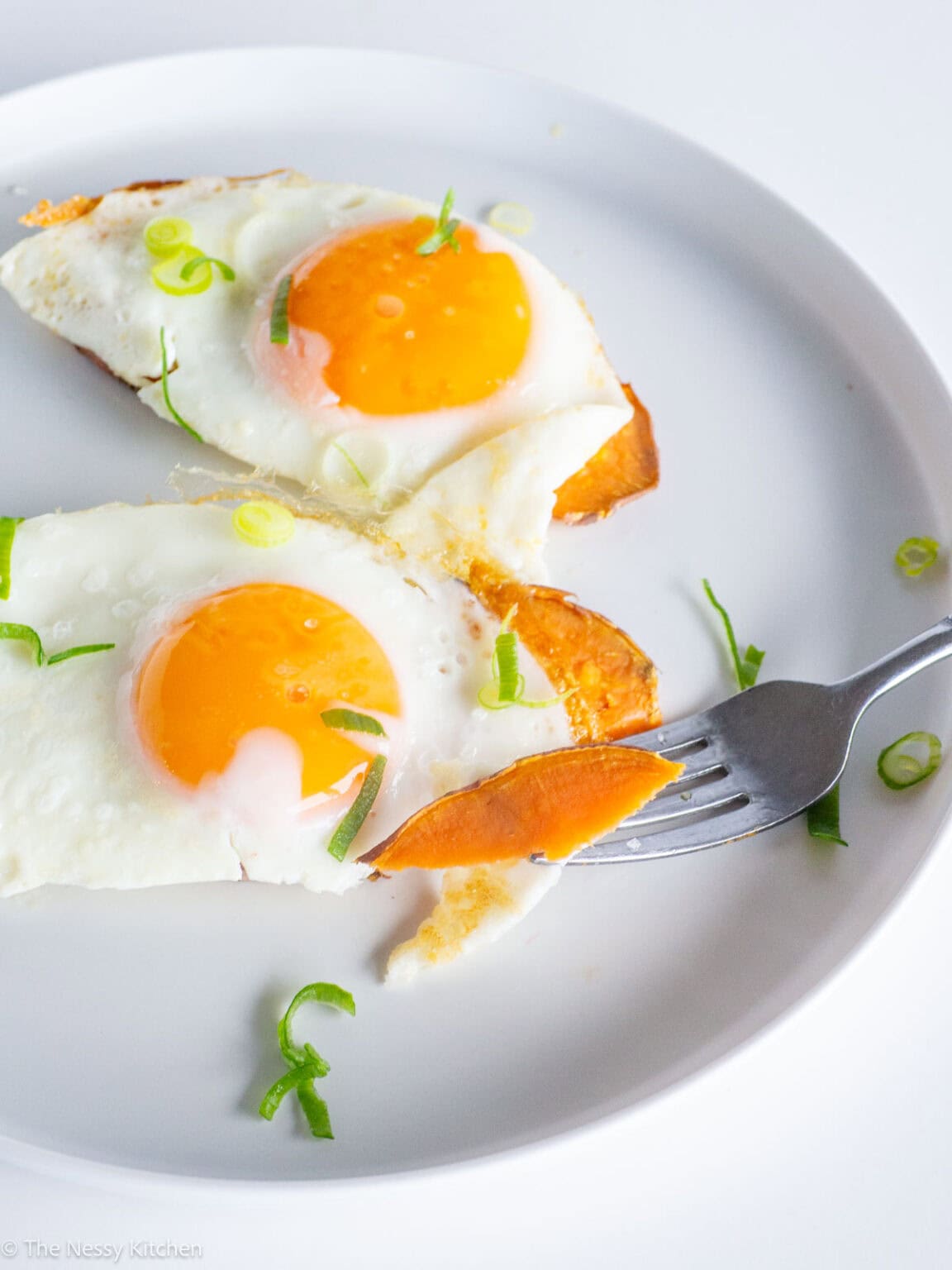 Fried Egg Sweet Potato Toast - Busy Morning Breakfast
